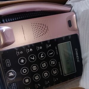 Other | Pink Landline Office Telephone Chinese | Poshmark